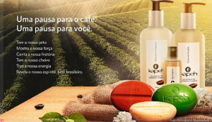Kapeh traz propriedades do grão de café para os cosméticos