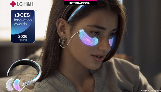 LG H&H vence prêmio da CES 2026 por wearable de beleza