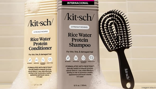 Kitsch lança nos EUA sua primeira linha de shampoos e condicionadores ...