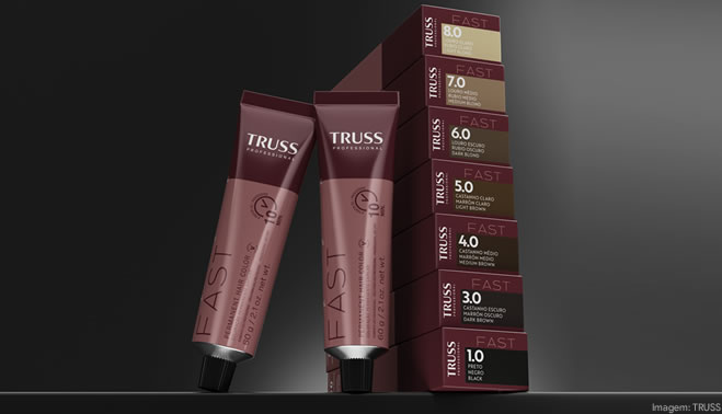 TRUSS lança fast color para retoque de raiz em tempo recorde